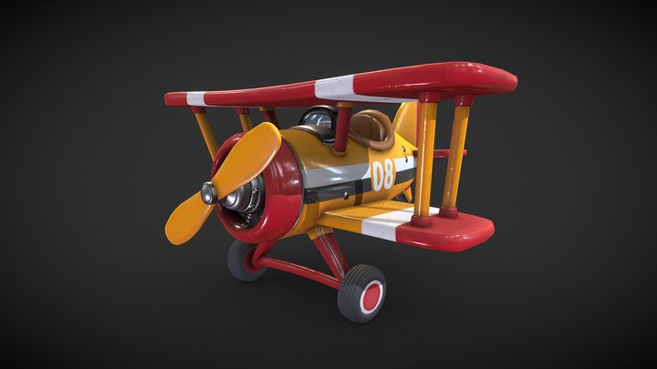 Biplane 3D models - Sketchfab