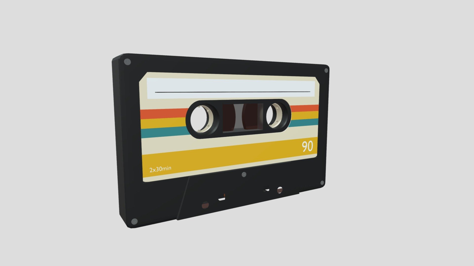 Cassette - 3D model by Hasan Aasim (@hasan.asim14) [751a062] - Sketchfab