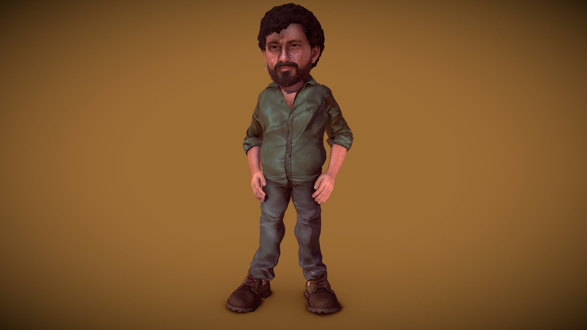 gabbar cartoon - Buy Royalty Free 3D model by Samad.Ahmed [751b570 ...