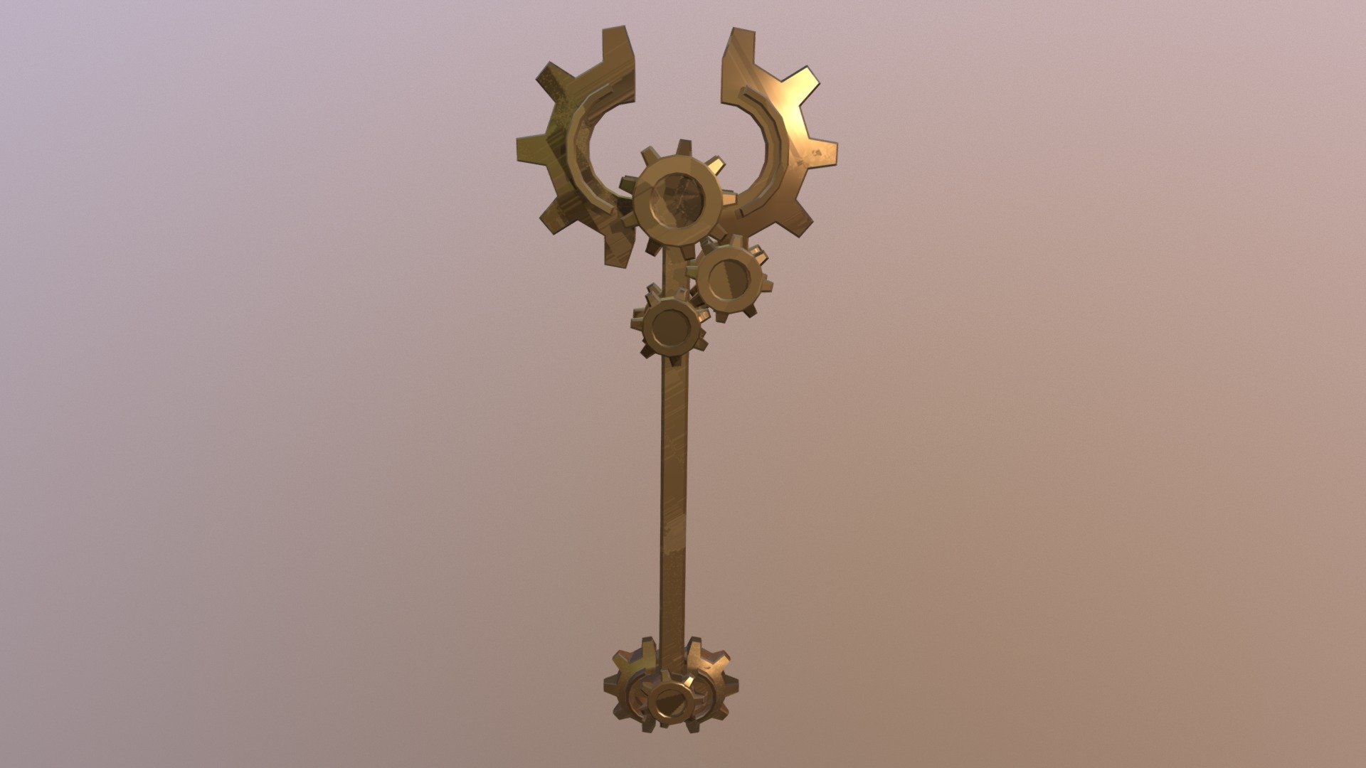 Gear Staff - 3D model by carlosacosta [751b70e] - Sketchfab