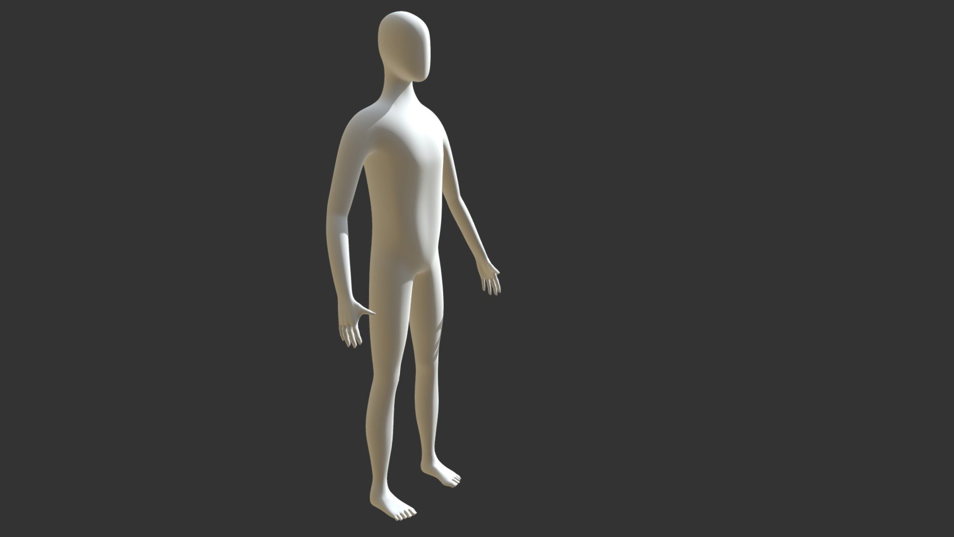 Base Character Mesh - 3D model by Aarro [751bc0c] - Sketchfab
