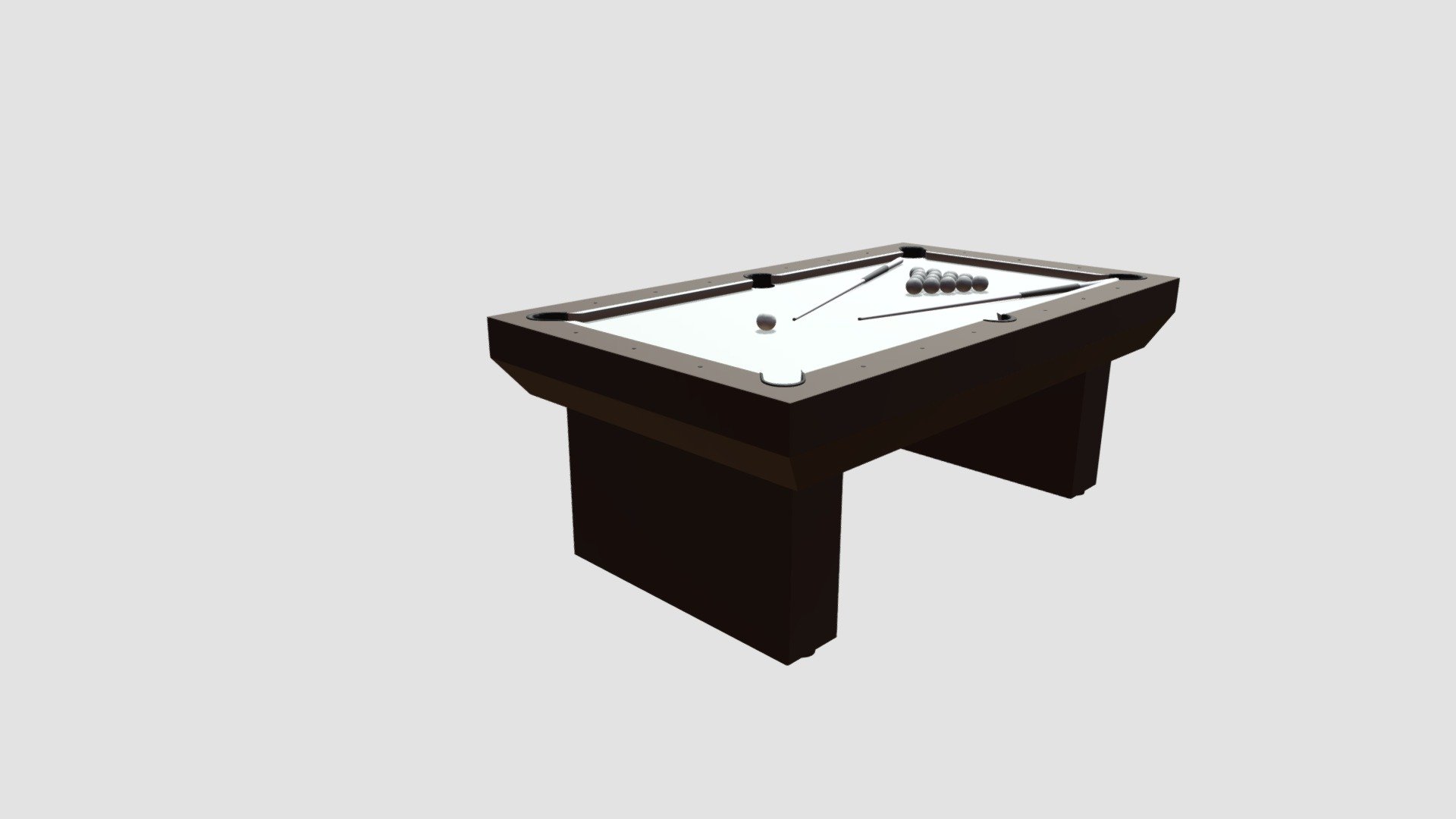 billiard table - Buy Royalty Free 3D model by Evermotion [751d711 ...
