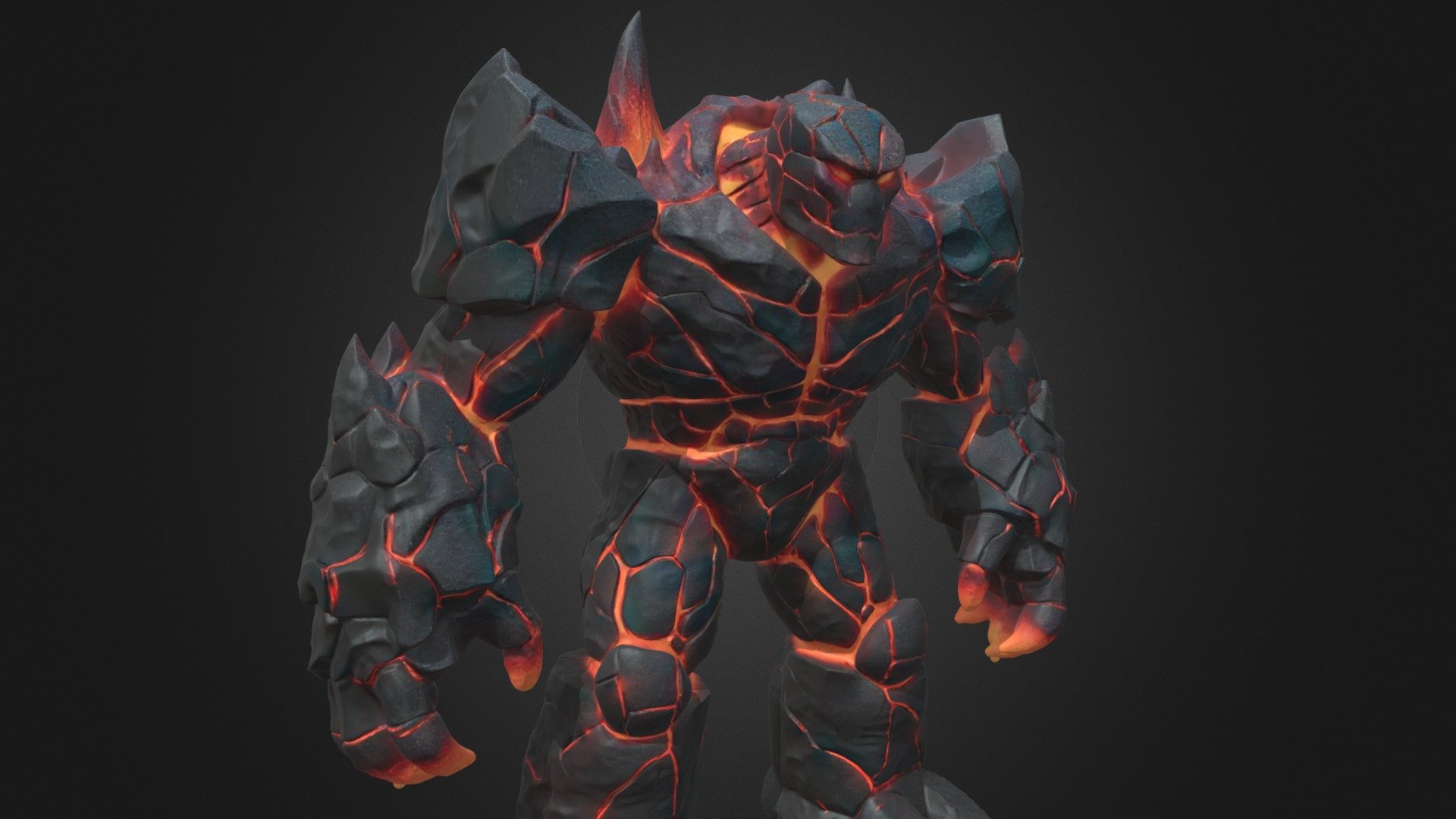 Volcanic Stone Lava Magma Golem - Download Free 3D model by Pigcraft ...