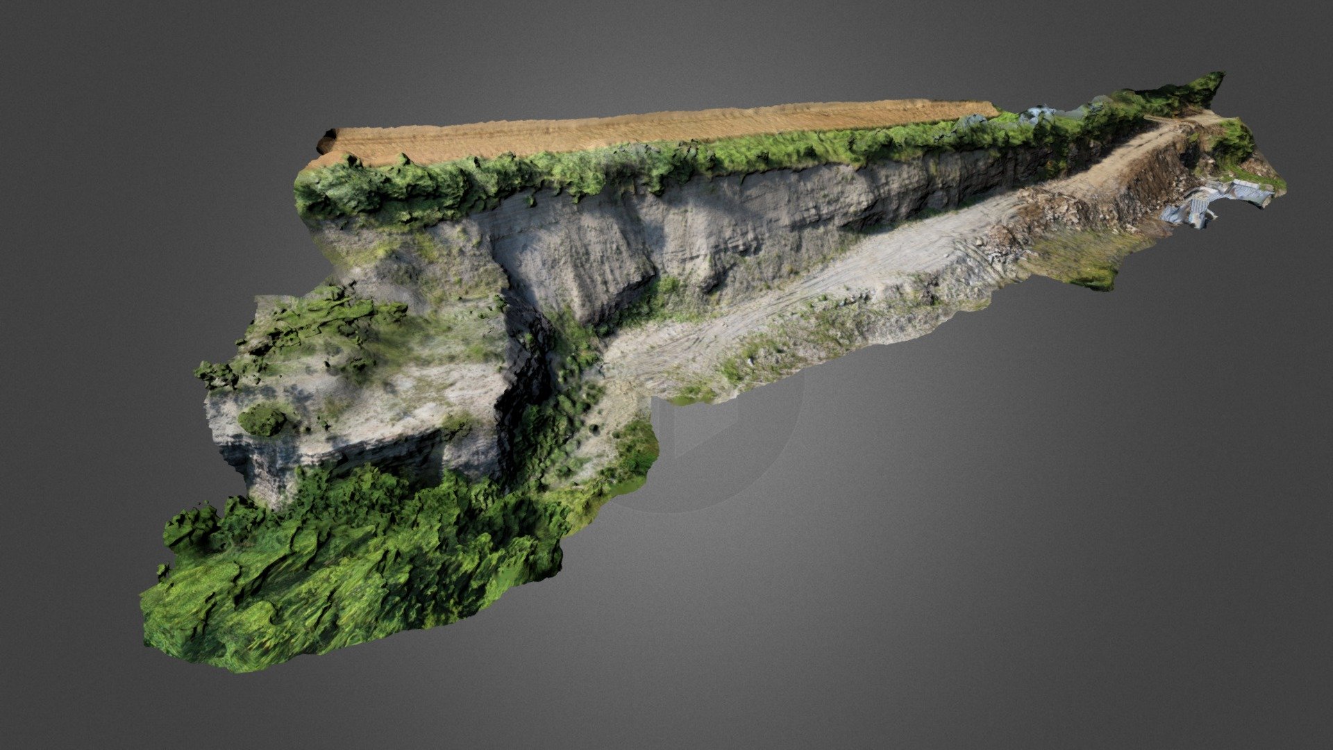 Hill Drone Survey - 3D model by TT3D [751e022] - Sketchfab