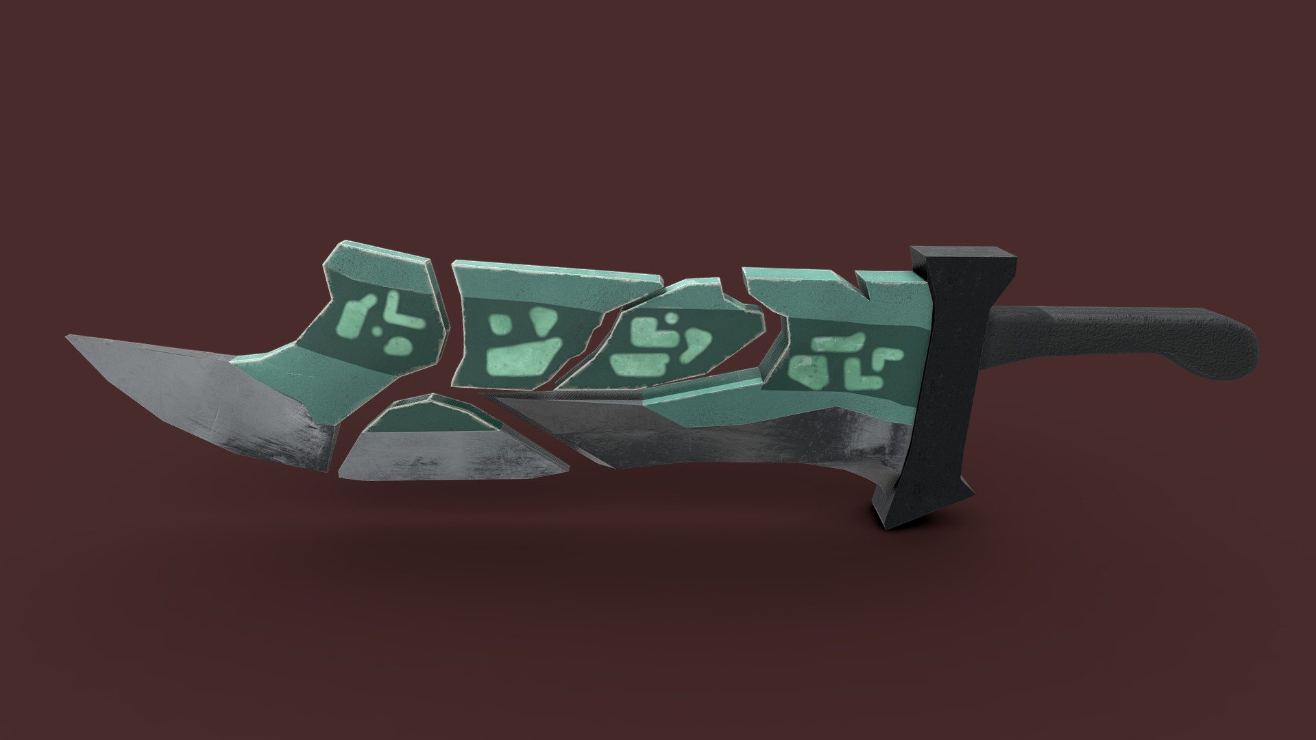 Riven's Sword - League of Legends - Low Poly - Download Free 3D model ...