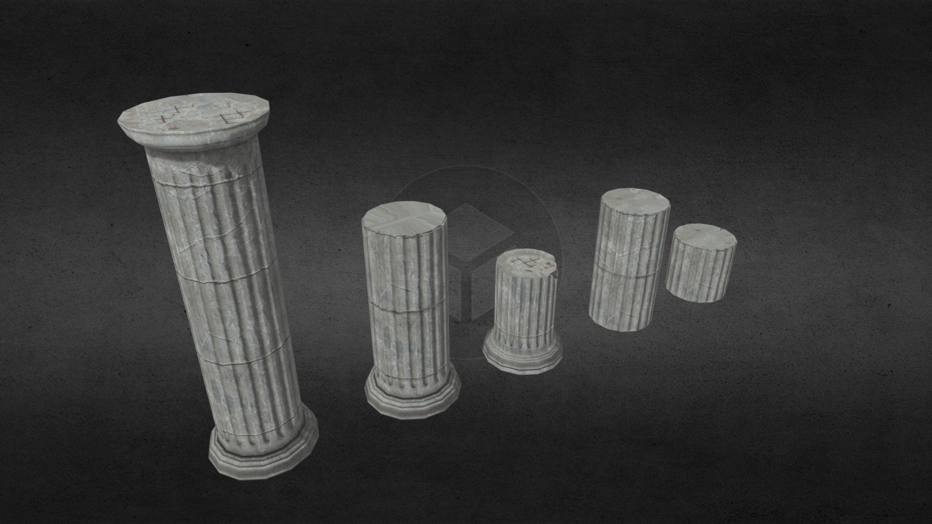 Pillars gameready asset - Download Free 3D model by numaan.k99 [752126e ...