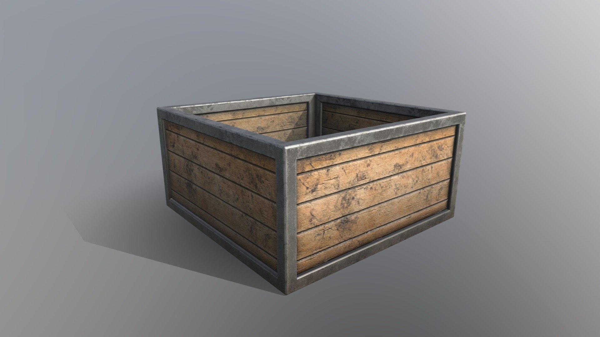 Crate - 3D model by Gemma Whiting (@gemma.whiting) [75213a5] - Sketchfab