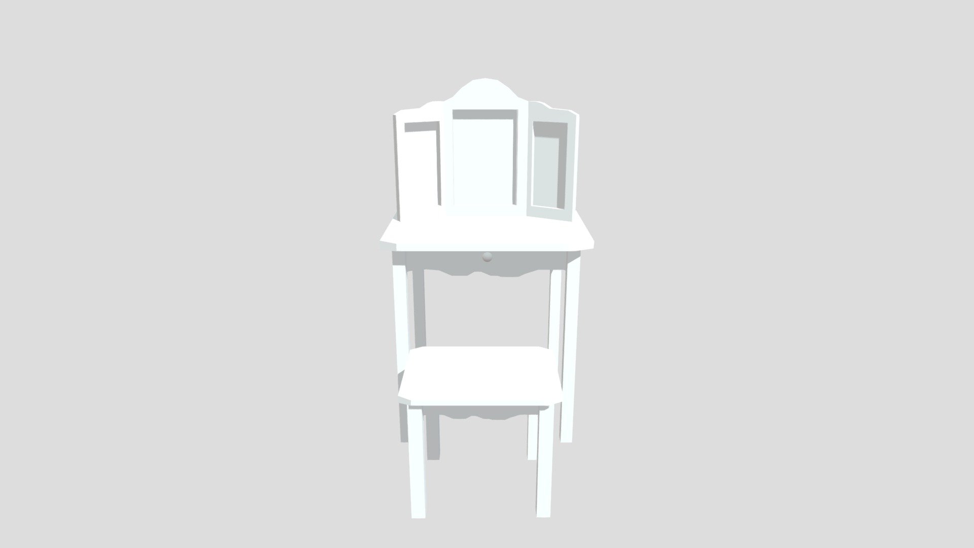 Vanity - 3D model by bunnigal [7521fb6] - Sketchfab