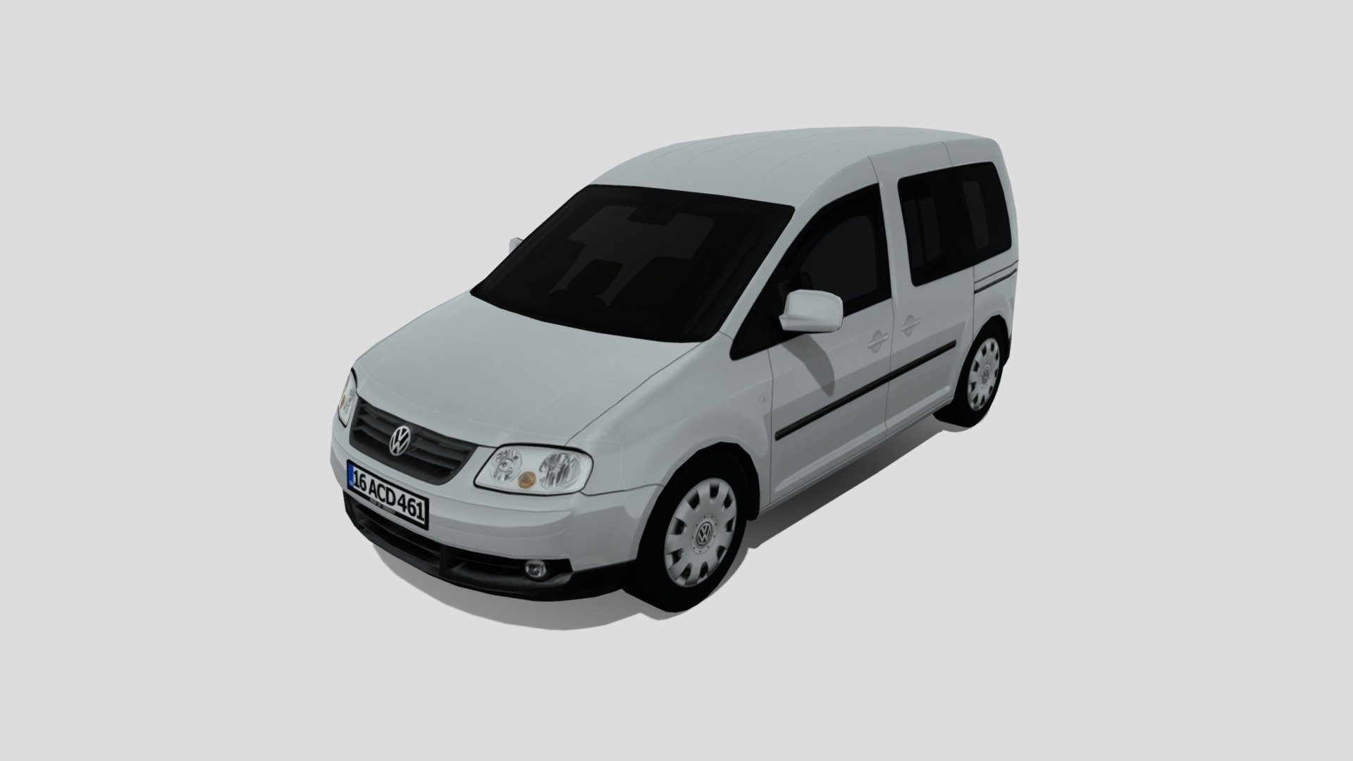 2008 VW Caddy - 3D model by VeesGuy [75221b3] - Sketchfab