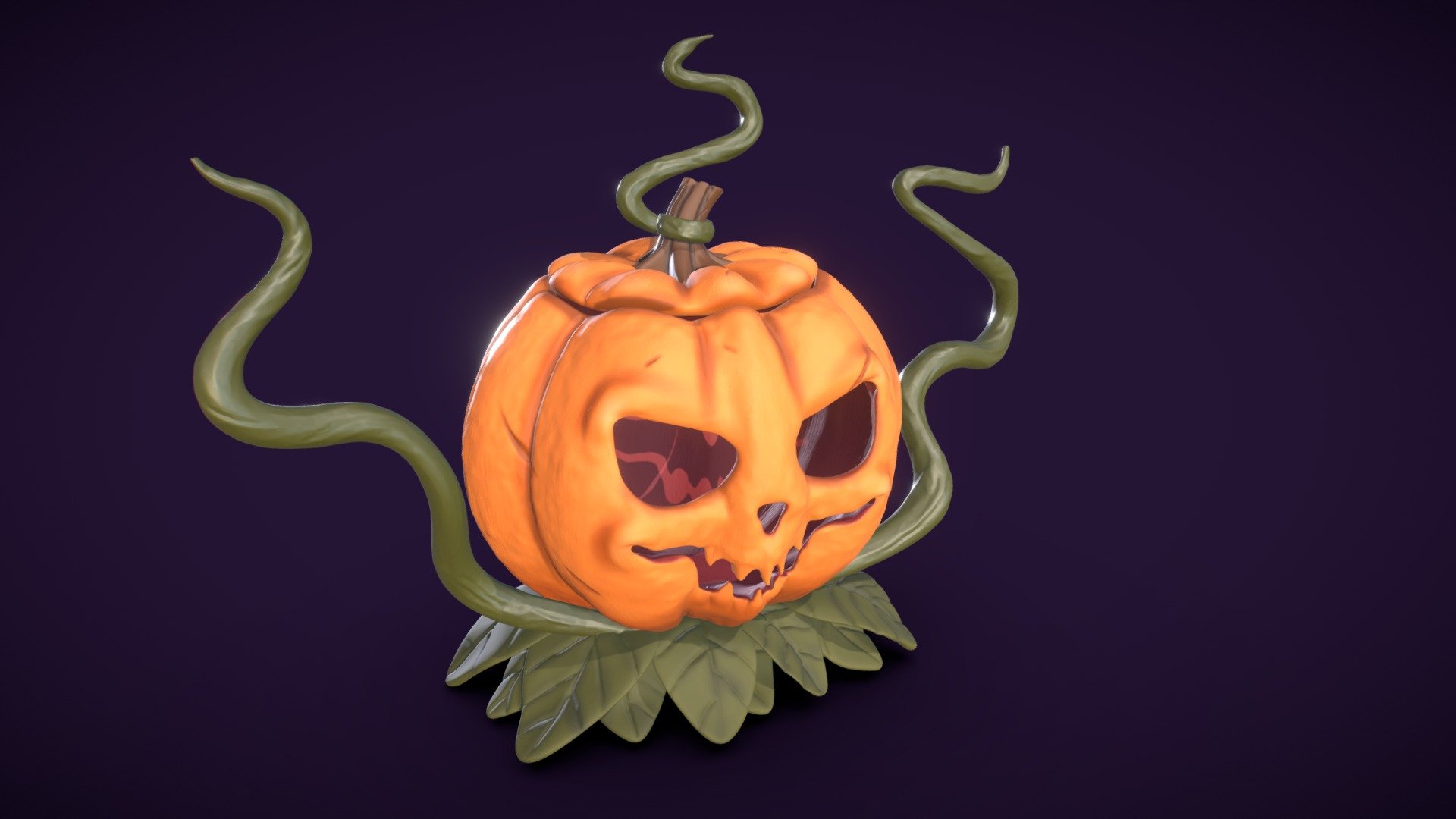 DS - Witches Evil Sidekick Pumpkin - 3D model by Emily Van Ginneken ...