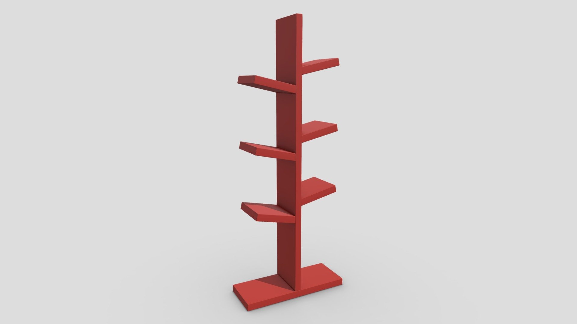 Modern Tree Bookcase DVX - Buy Royalty Free 3D model by interior model ...
