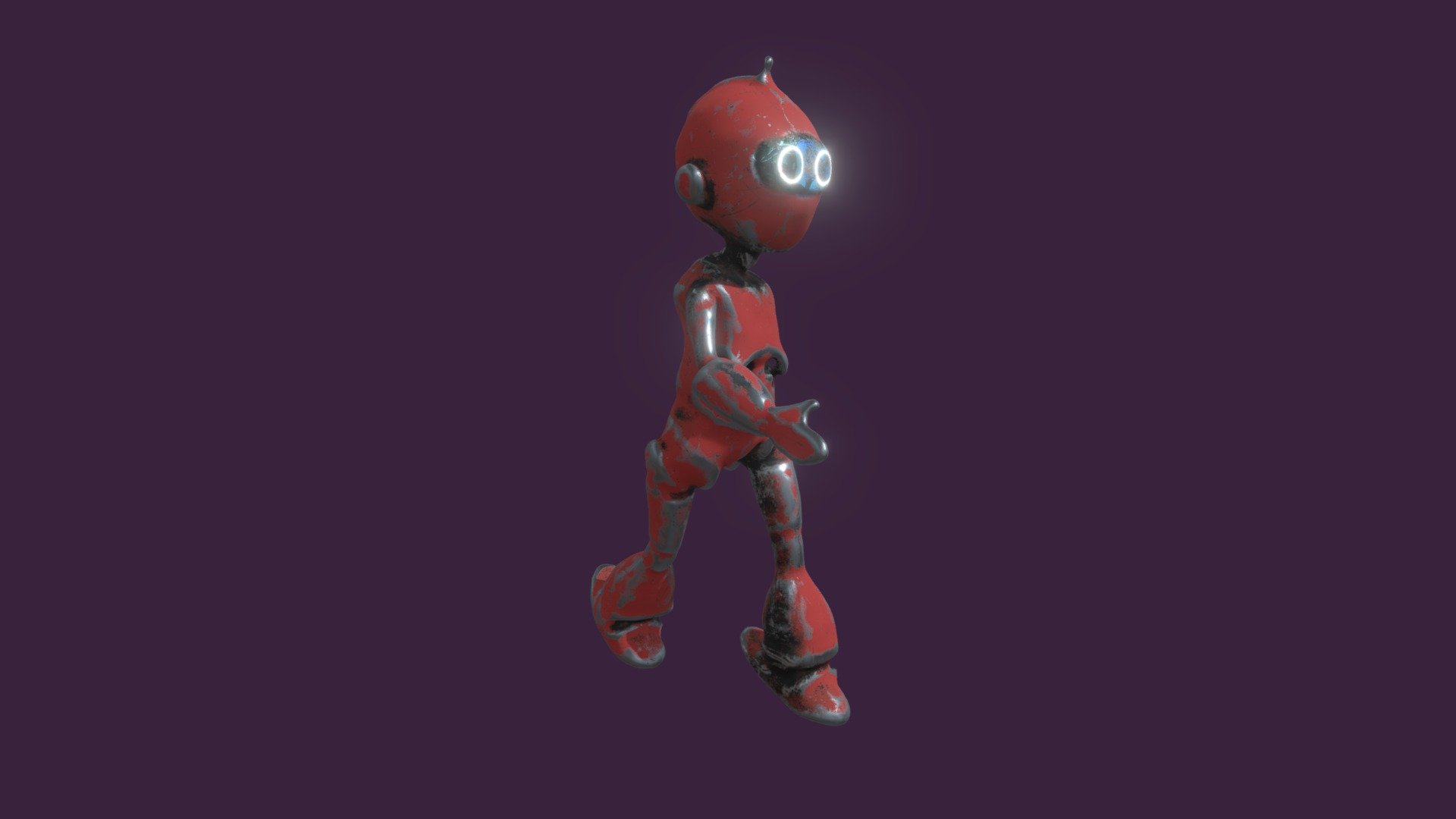 robot Walking (animated) - Download Free 3D model by vicente betoret ferrero (@deathcow ...