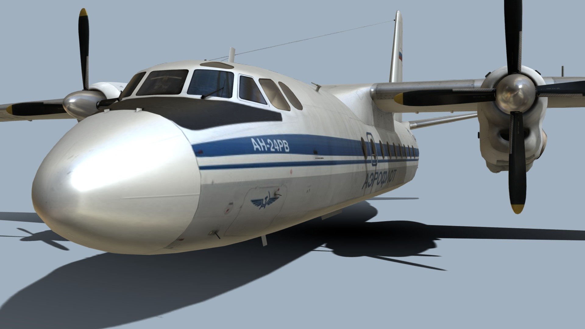 Antonov 24 - Buy Royalty Free 3D model by paperscan [7528ec0 ...