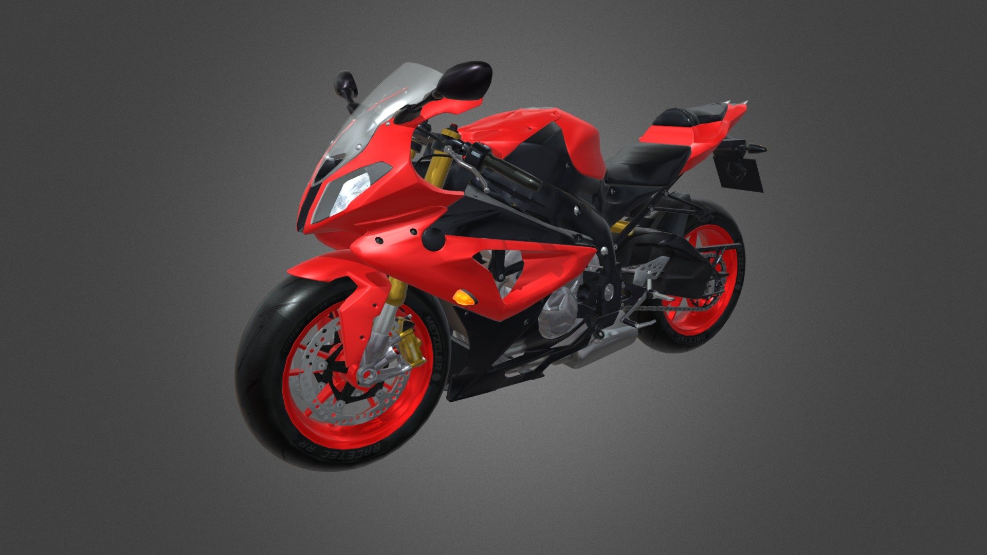 Realistic Bike 1 - 3D model by Maker Games Studios (@MakerGamesStudios ...