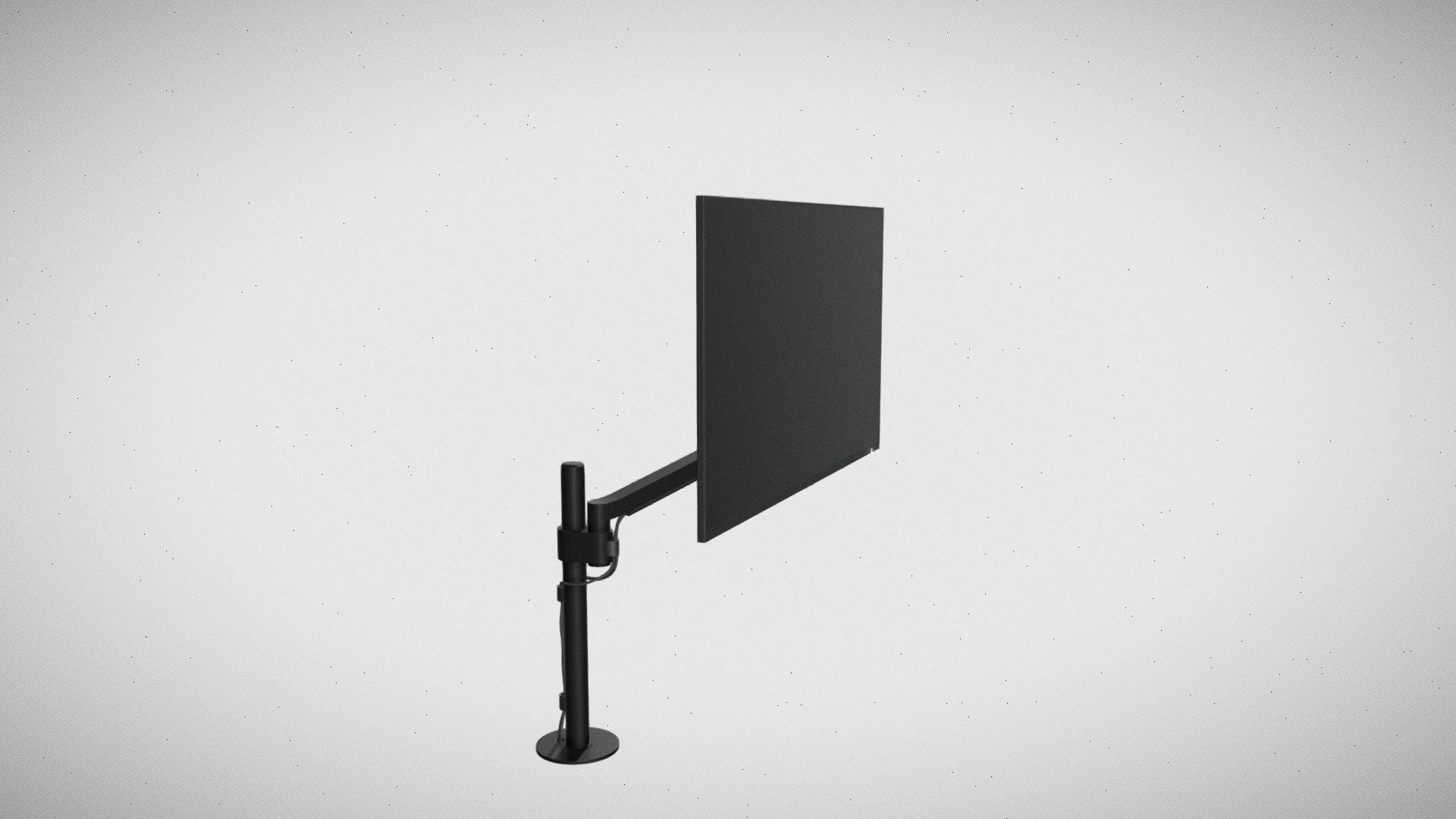 Adjustable Monitor With Mount Arm - 3D model by 0Space (@LennyAt0Space ...