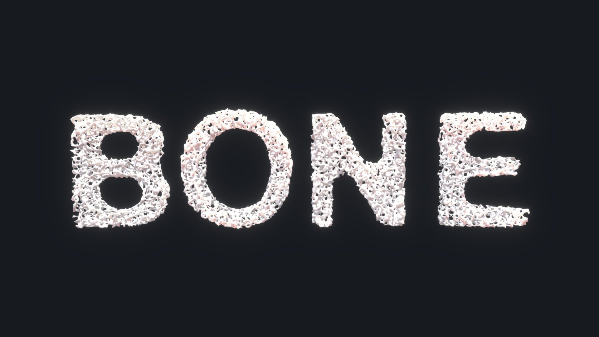 Sponge Bone Text - Buy Royalty Free 3D model by zames1992 [752c730] - Sketchfab Store