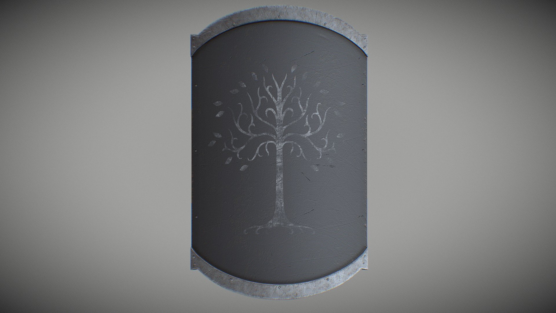 Gondor Shield - 3D model by Azad (@joanazad95) [752efcf] - Sketchfab