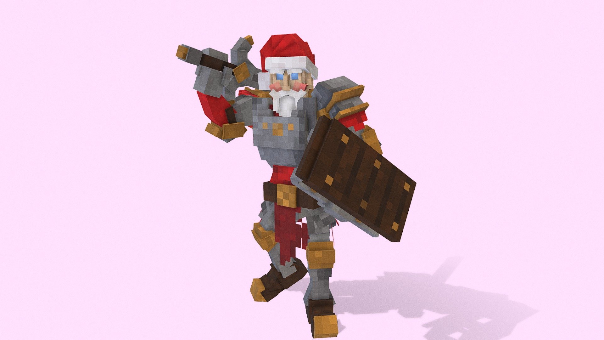 Armored Santa Claus - 3D model by WOLLAND [752f0af] - Sketchfab