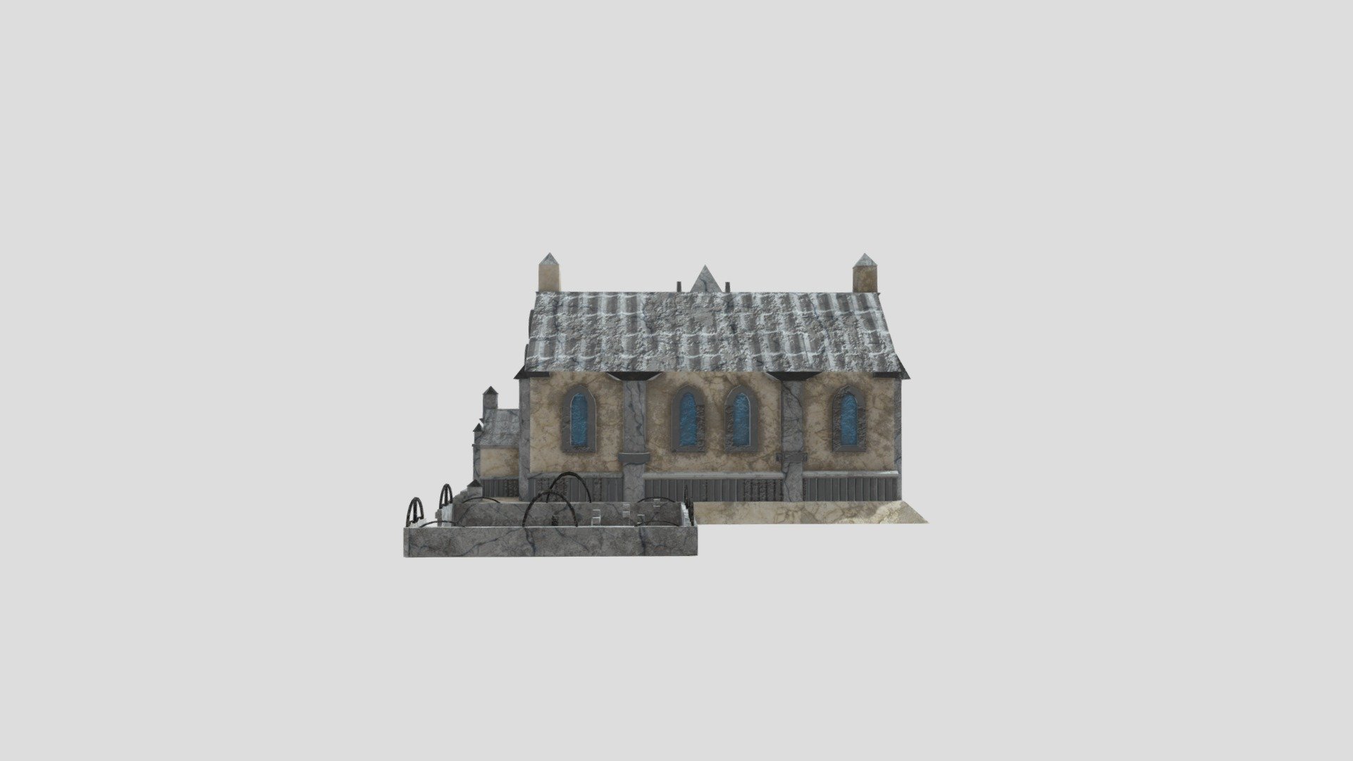 My church - 3D model by LisaVrijdag [75325db] - Sketchfab