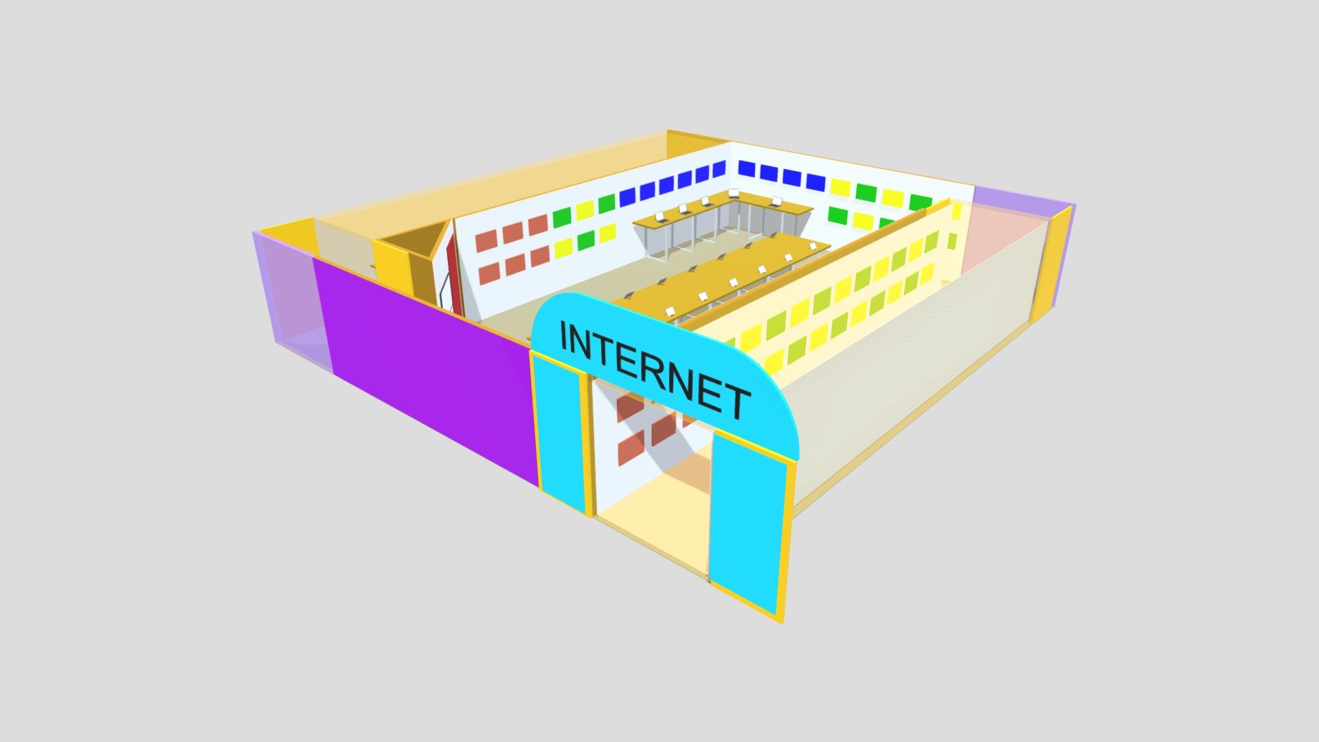 INTERNET - 3D model by K4D4 [7534b91] - Sketchfab