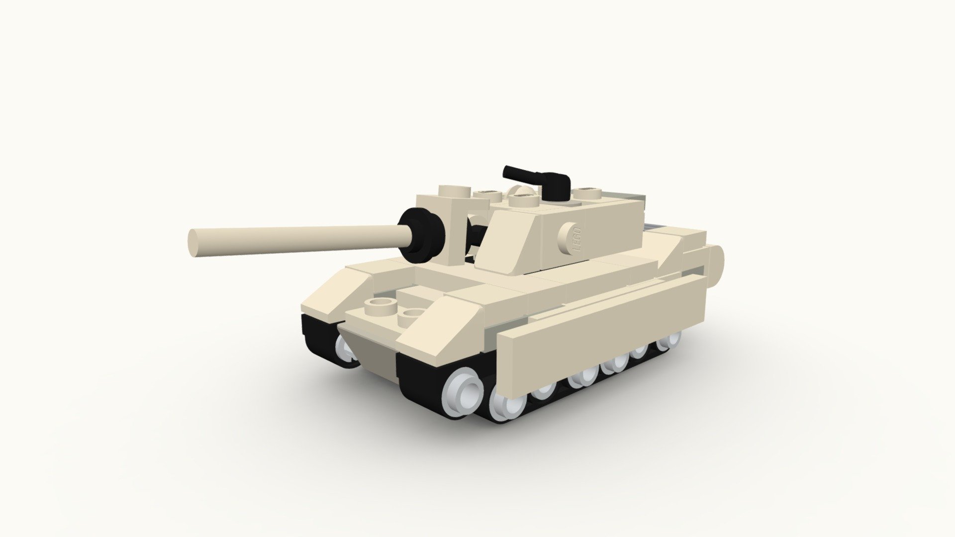 LEGO Challenger 2 Tank MOC [#0160] - Download Free 3D model by The ...