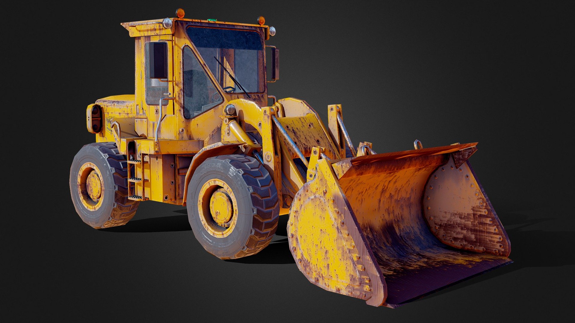 Loader model - 3D model by Binho Jeong (@binhoj) [7539b8c] - Sketchfab