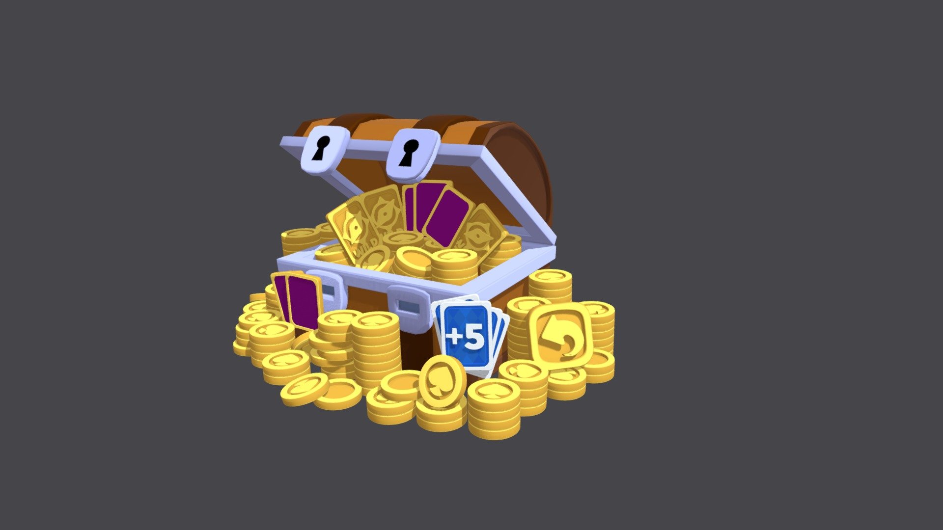 Mobile game chest - 3D model by Ansiig [753a34f] - Sketchfab