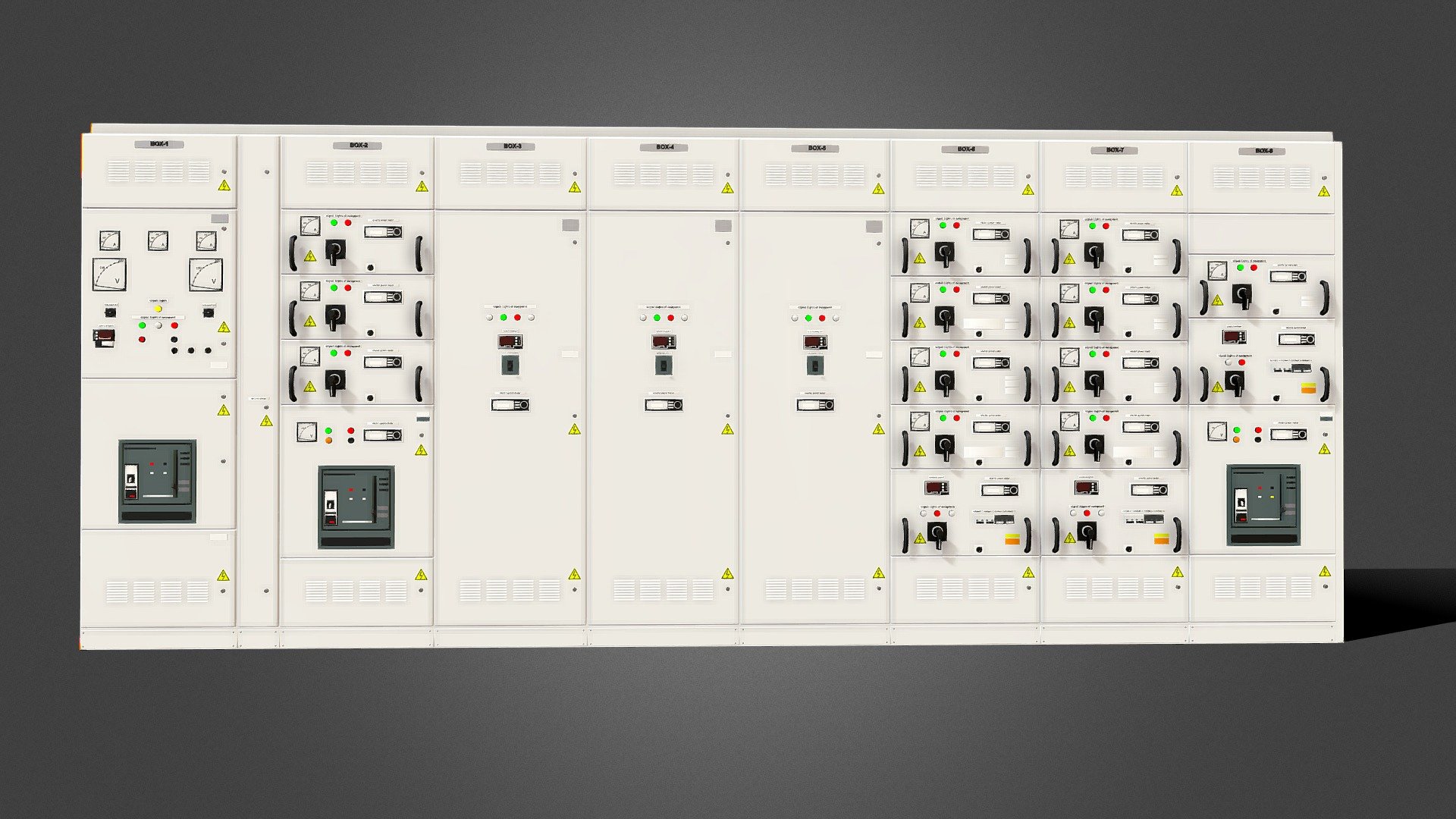 Complete Transformer Substations for Internal - Buy Royalty Free 3D ...