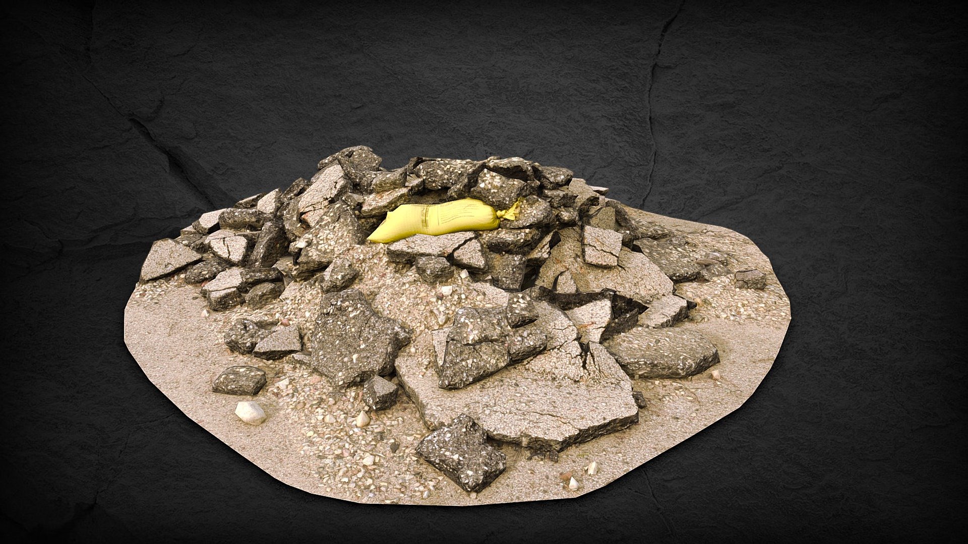 Asphalt Rubble (Game Ready) - Buy Royalty Free 3D model by ...