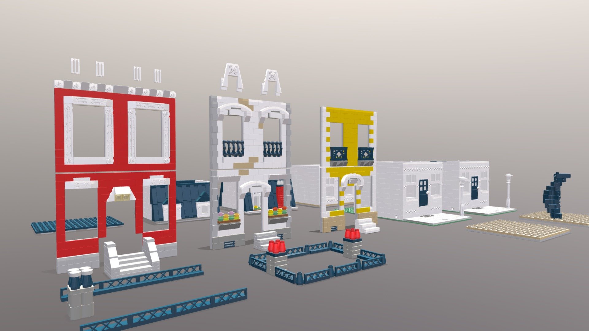 Modular house - 3D model by Birdaid [753b594] - Sketchfab