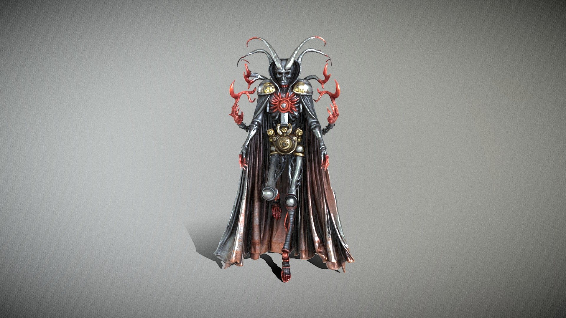Gothic Steampunk Death Knight - Download Free 3D model by ...