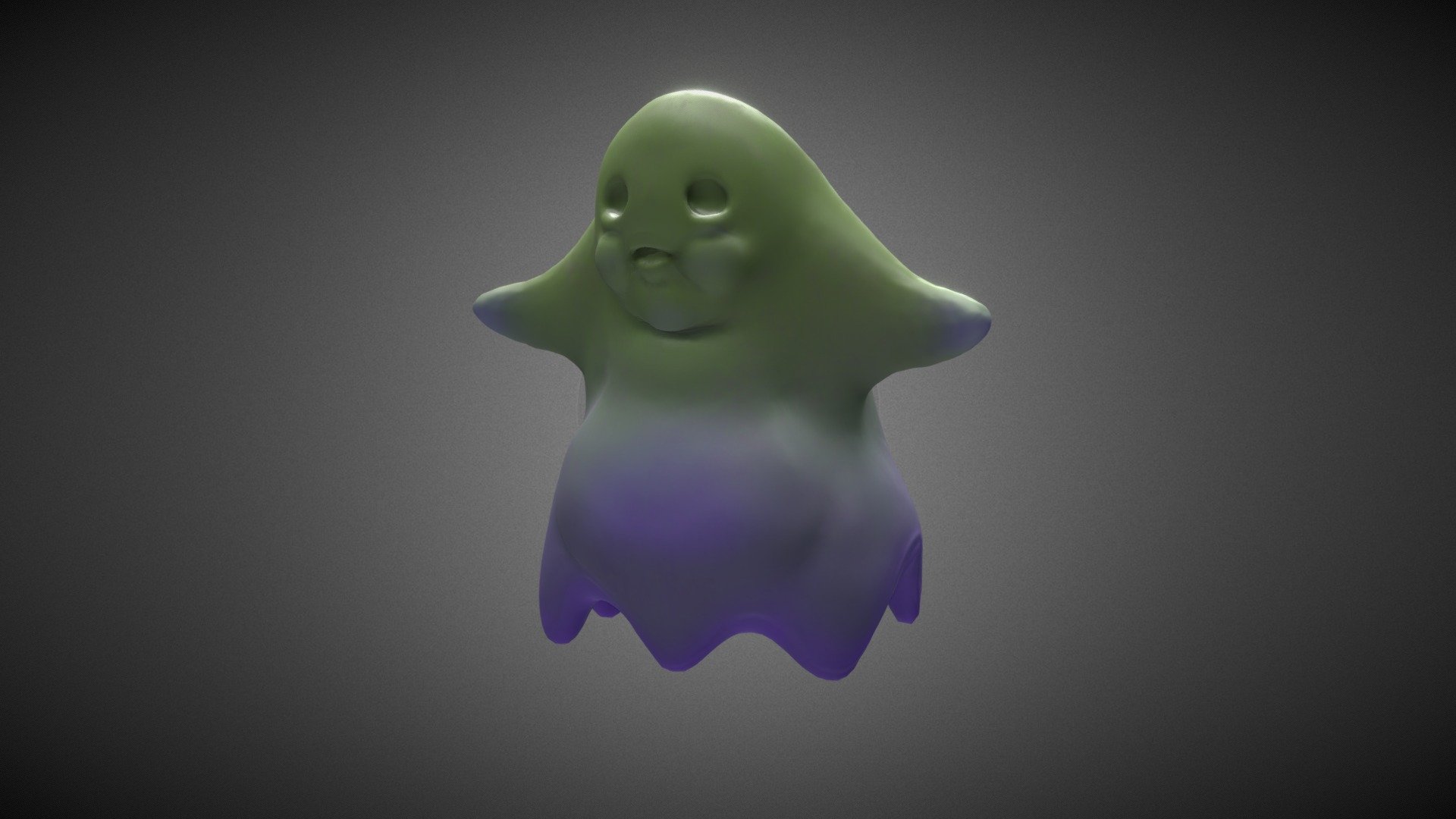 Chubby Ghost - Download Free 3D model by Elyse Darby (@elysed) [753c853 ...