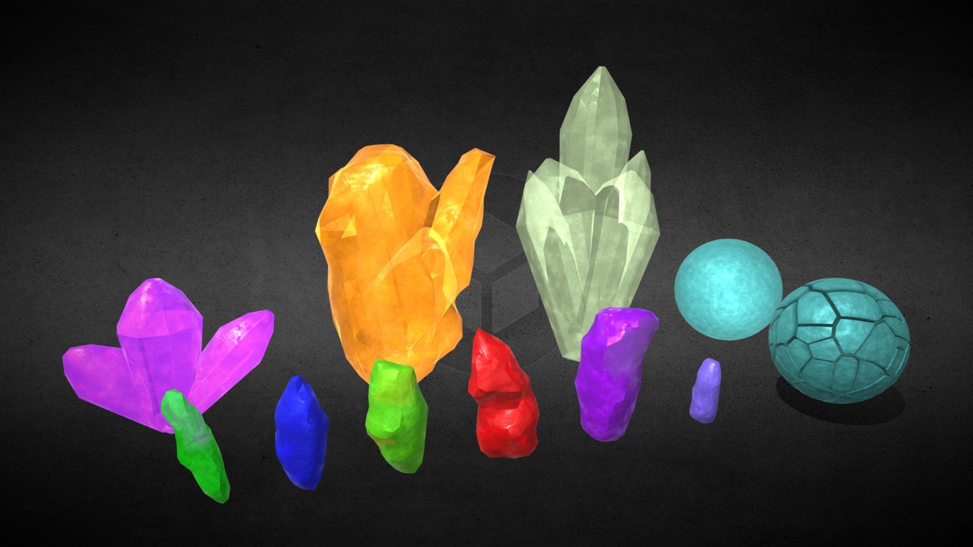 Crystal Assets - Buy Royalty Free 3D model by MOJackal [753d48c ...