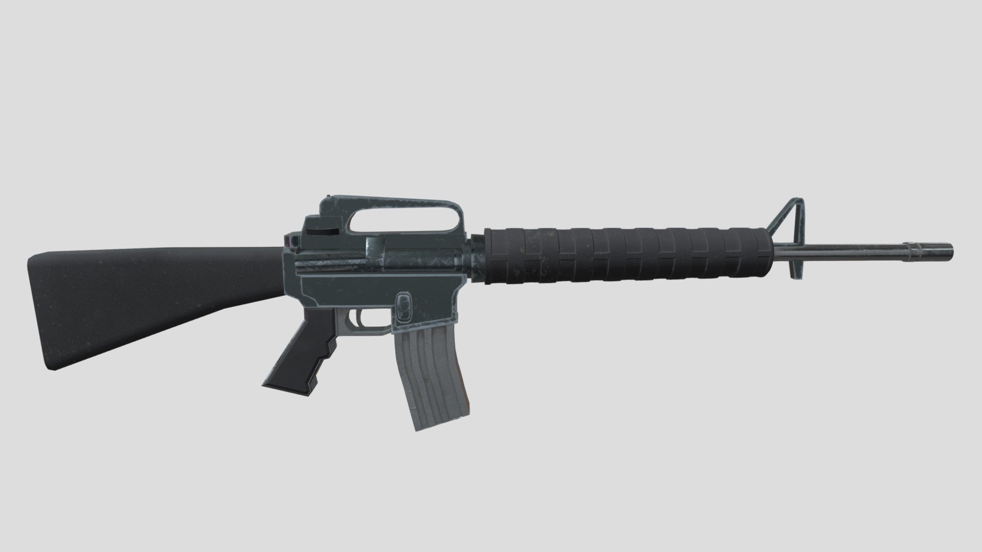 M16A2 - Download Free 3D model by CannonMonkey [753d608] - Sketchfab