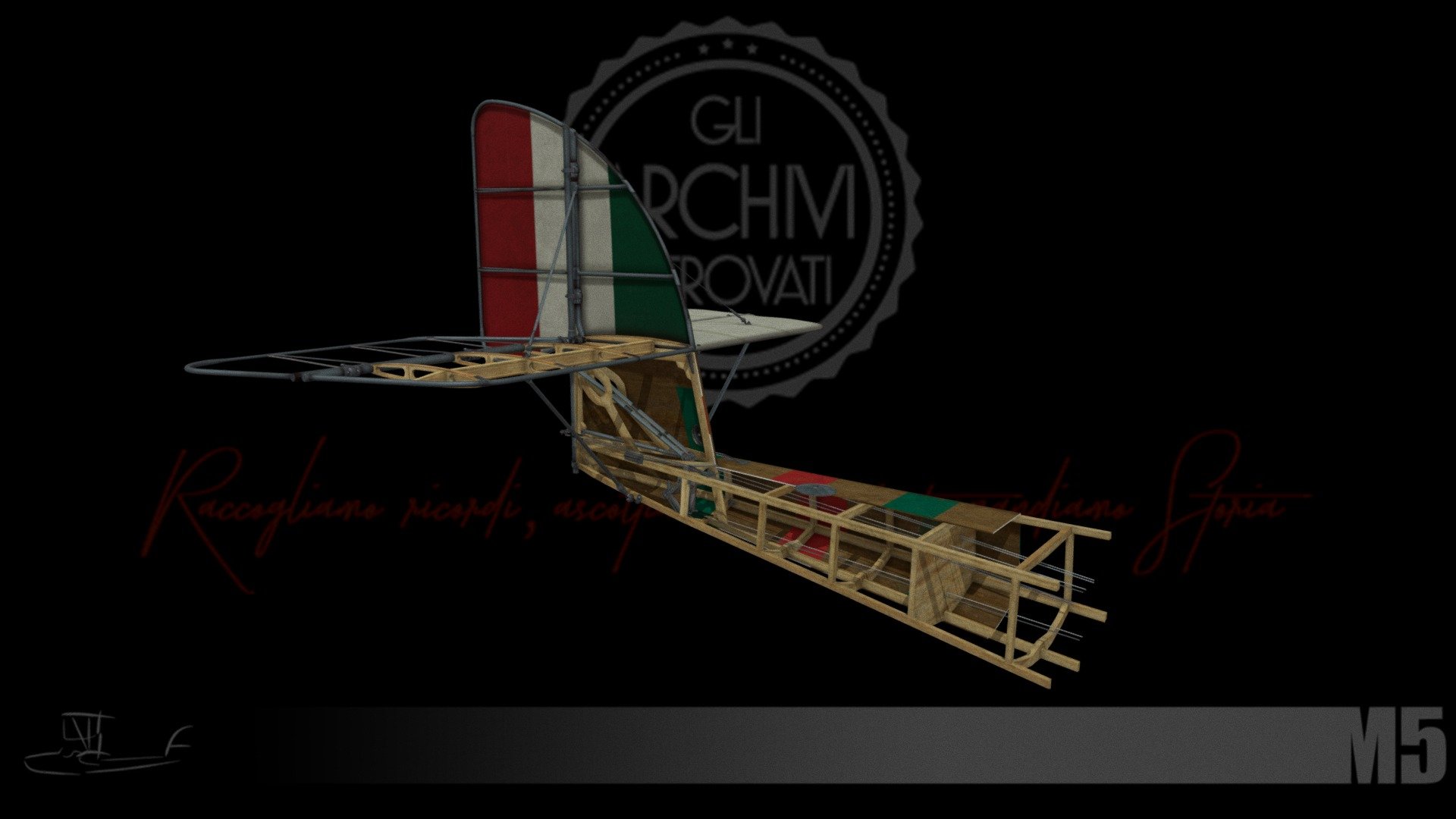 MACCHI M5 - Tail - 3D model by gliarchiviritrovati [753f1f3] - Sketchfab