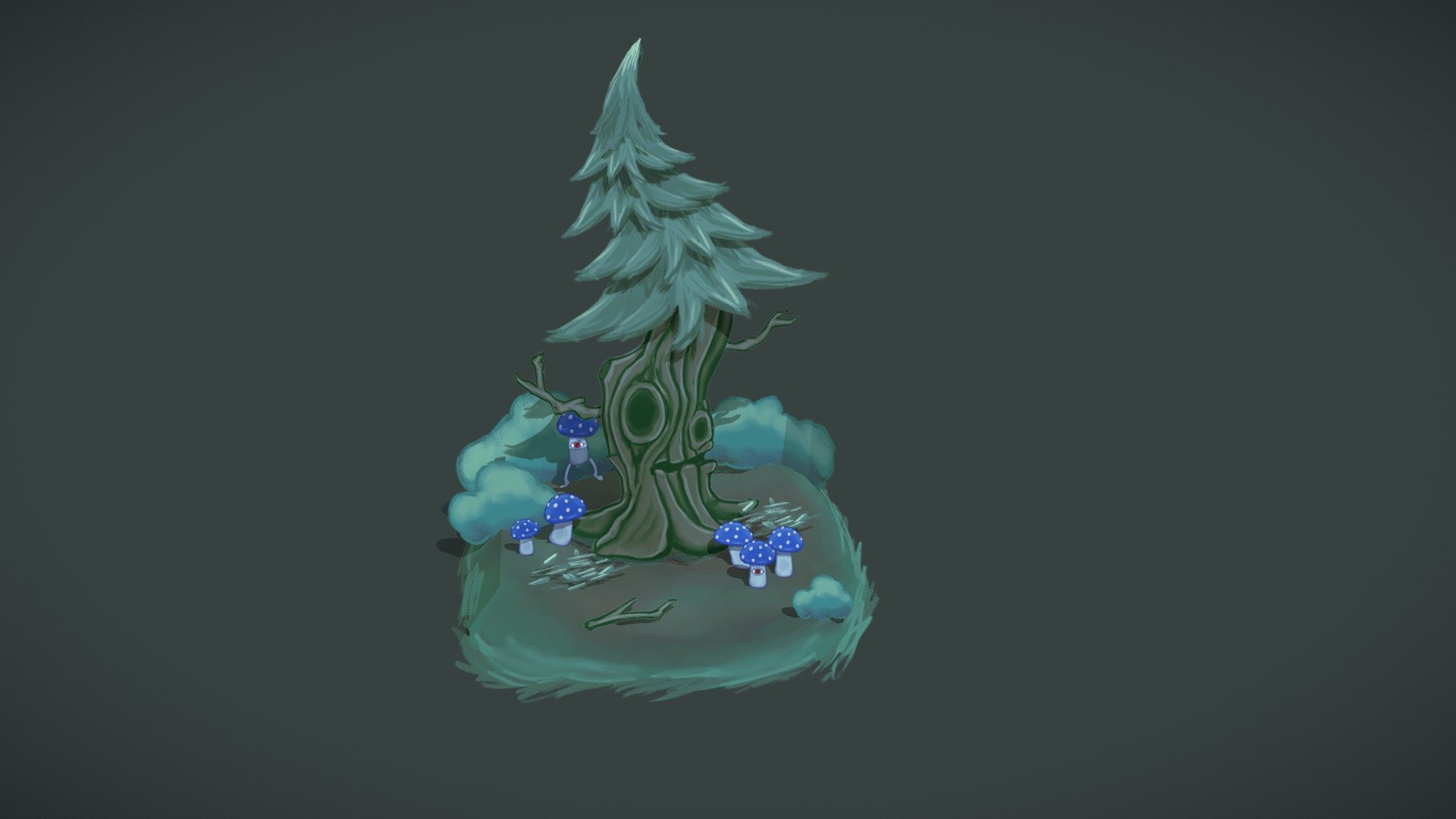 ForestScene3 - 3D model by mjhawkins2018 [75402b7] - Sketchfab