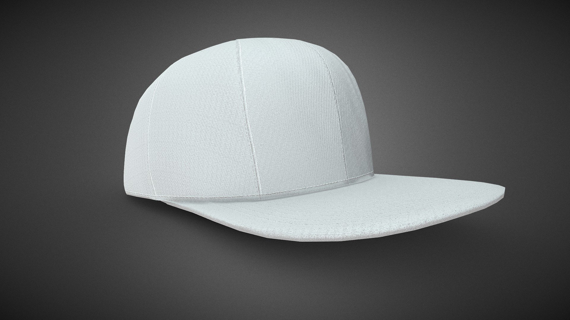 White Snapback Cap - Buy Royalty Free 3D model by CG StudioX (@CG ...