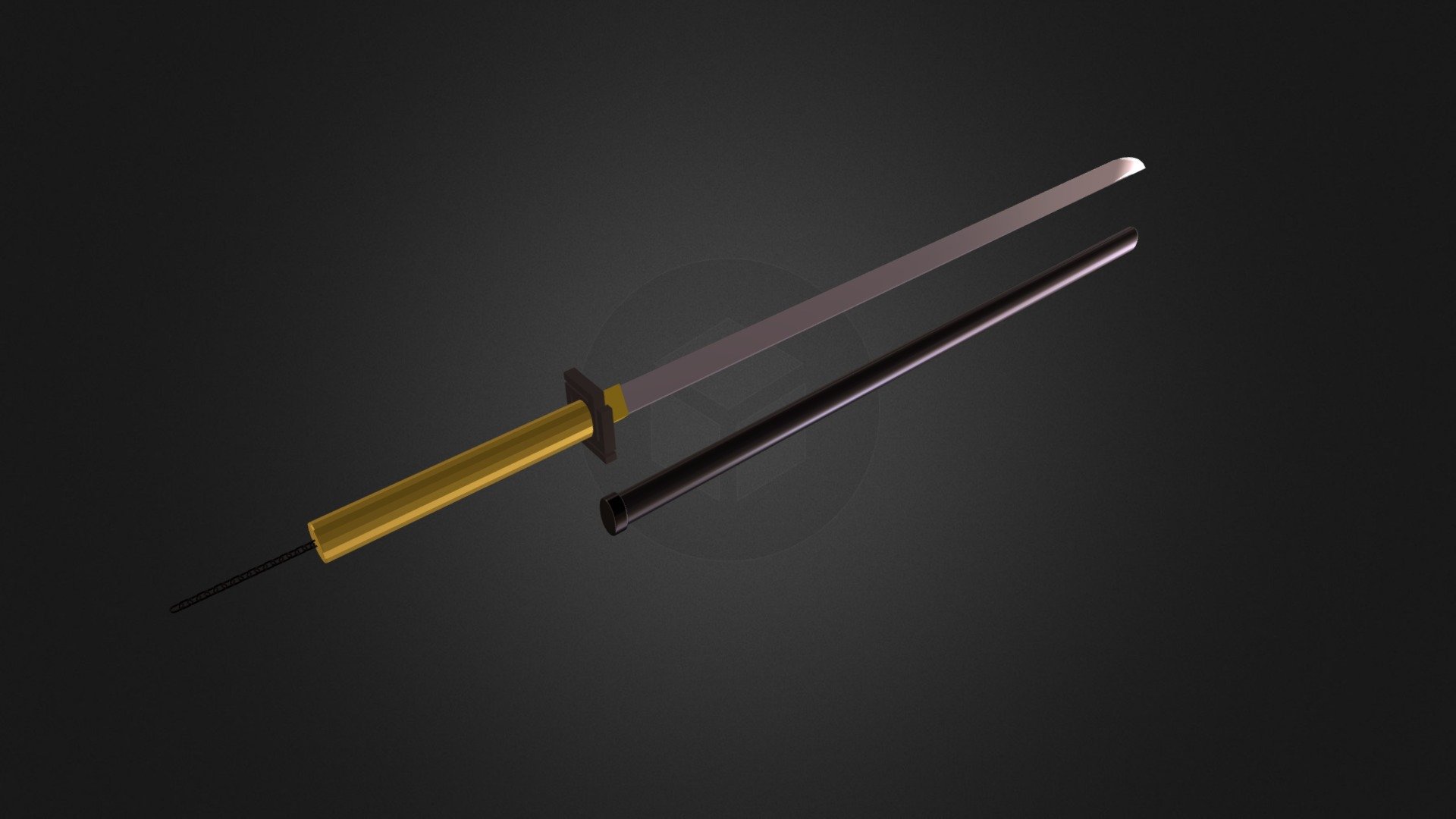 Katana sword - 3D model by drex4 [7541af2] - Sketchfab