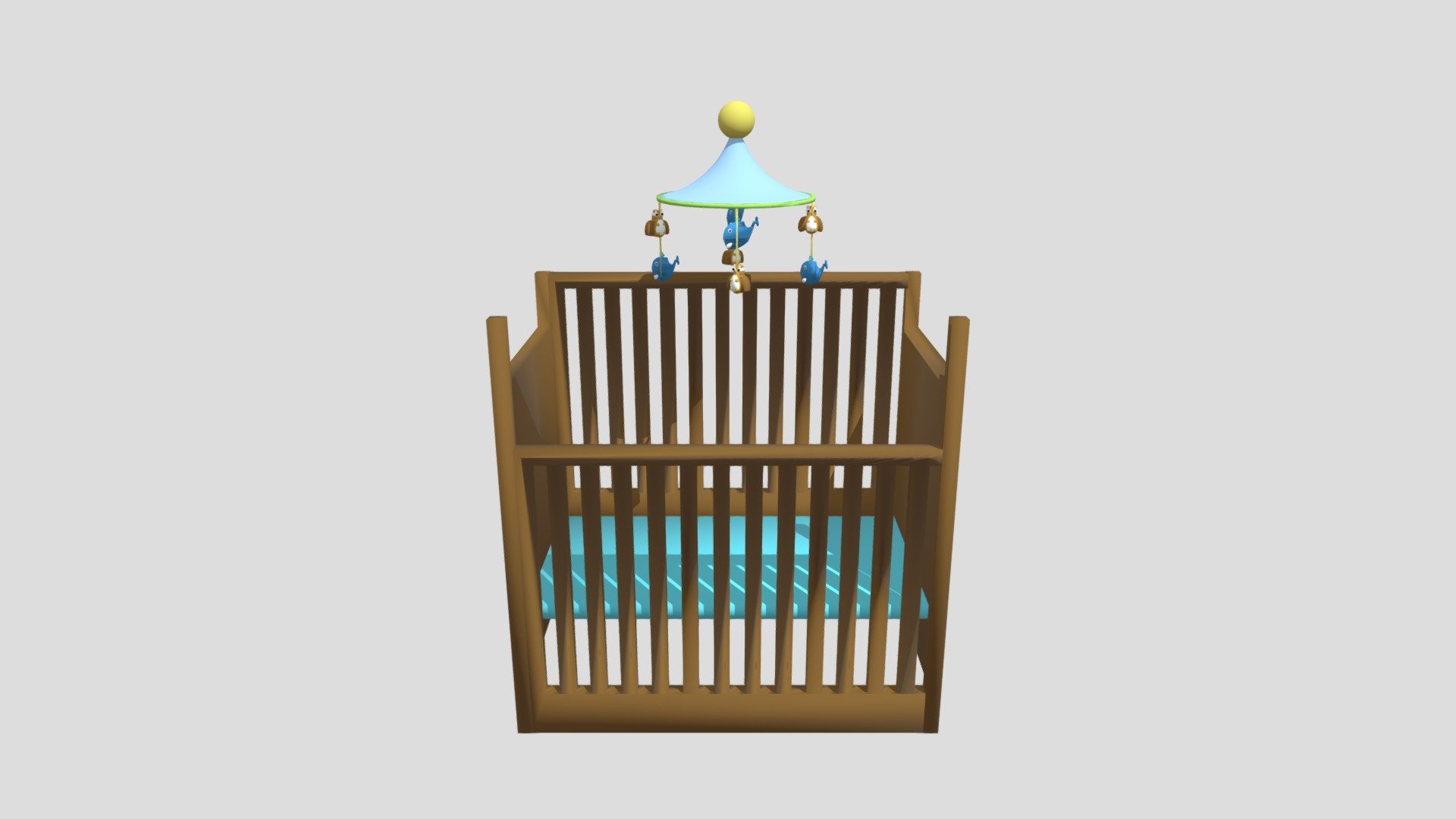 Baby Cot - Download Free 3D model by damostroud151 [75479a3] - Sketchfab