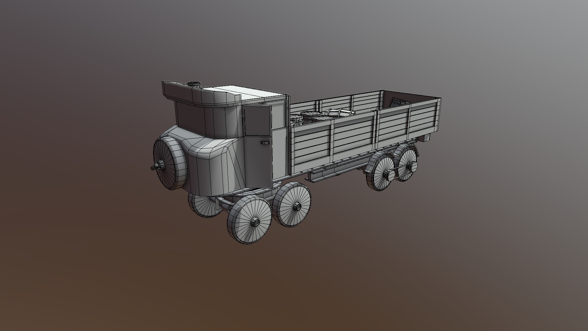 Sentinel Steam Wagon 3D Model - 3D model by Sake de Jong (@SakedeJong ...