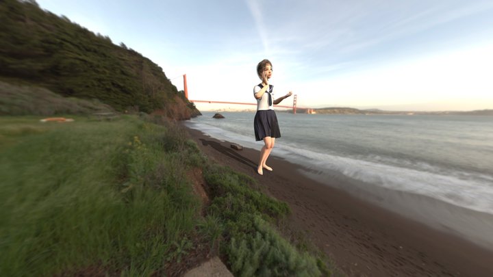 Walking 3D models - Sketchfab