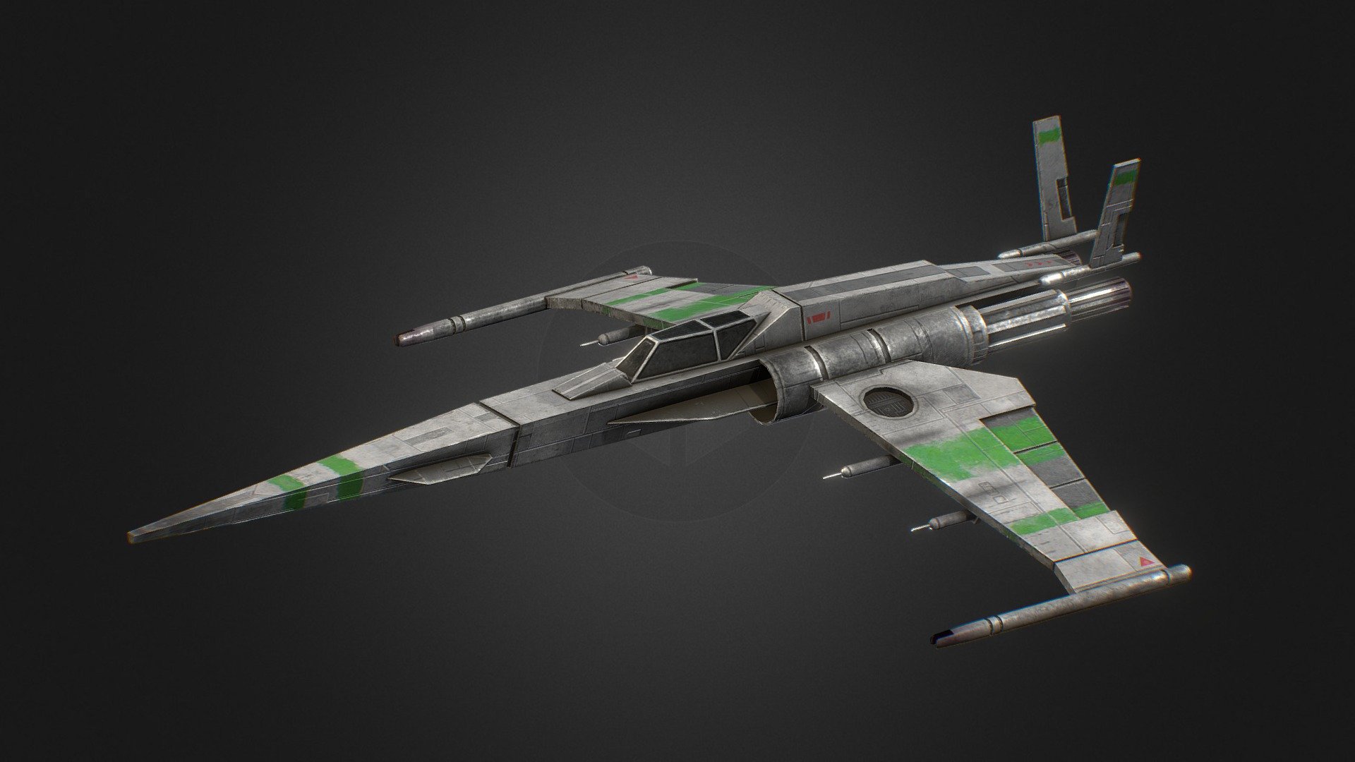 Star Saber Attack Ship SC-01 - 3D model by Kharak [754b566] - Sketchfab