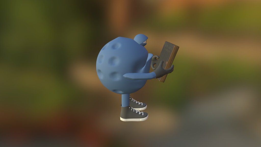 Alien Reading 2 - 3D model by IMChriz [754b5b6] - Sketchfab
