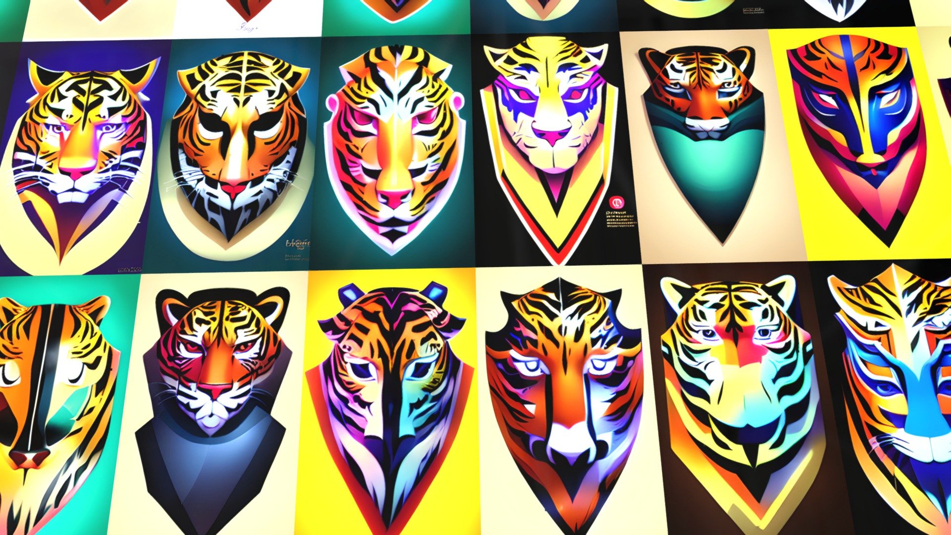 552 tiger mask - Download Free 3D model by klrxyz [754b829] - Sketchfab