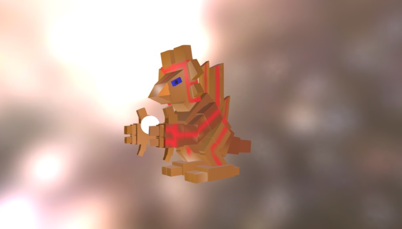 Monster Charging Energy - 3D model by werignac [754e437] - Sketchfab