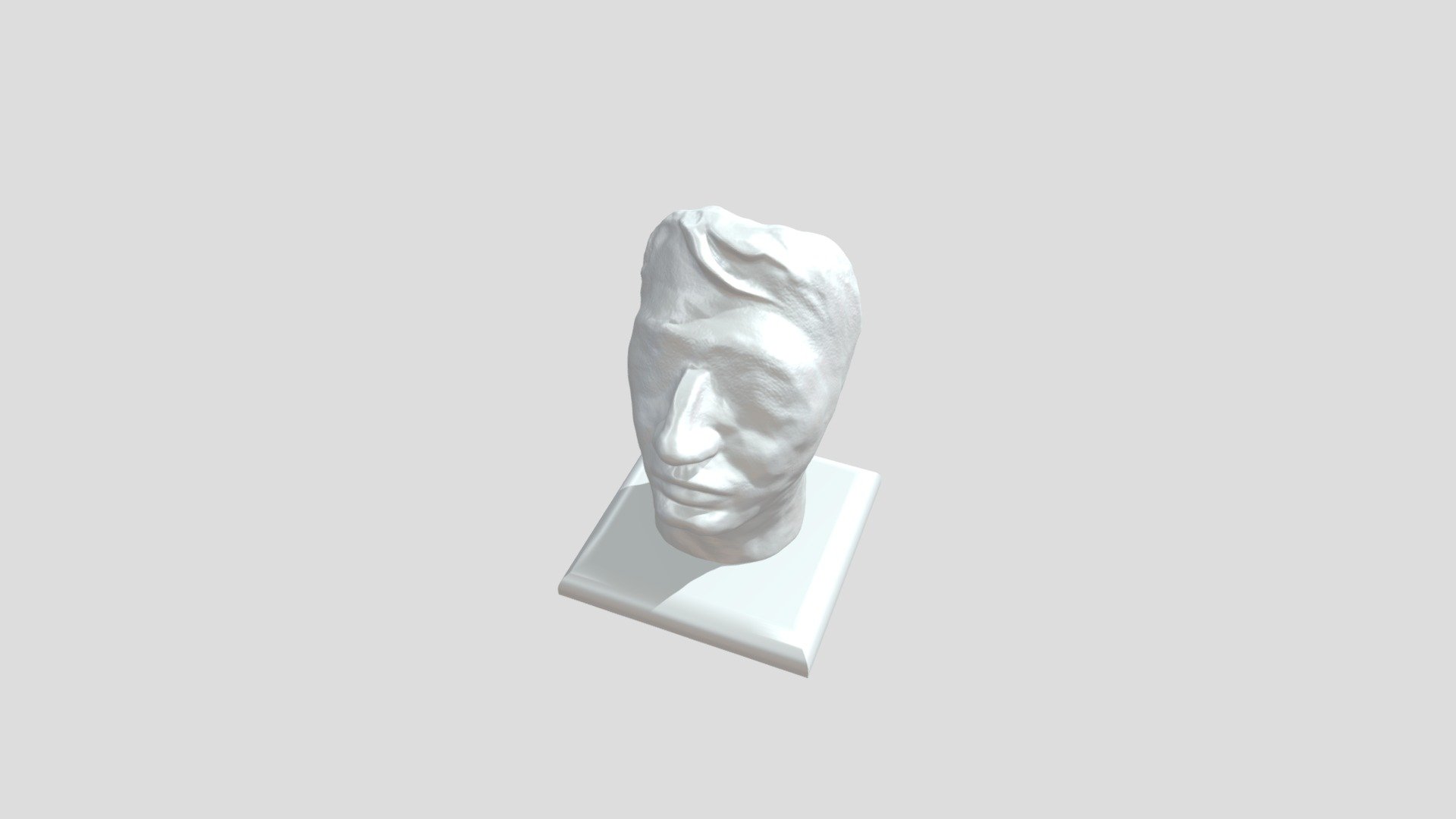 Roman Head ? - 3D Scan of Clay Sculpture - 3D model by Nebulus (@atuor ...