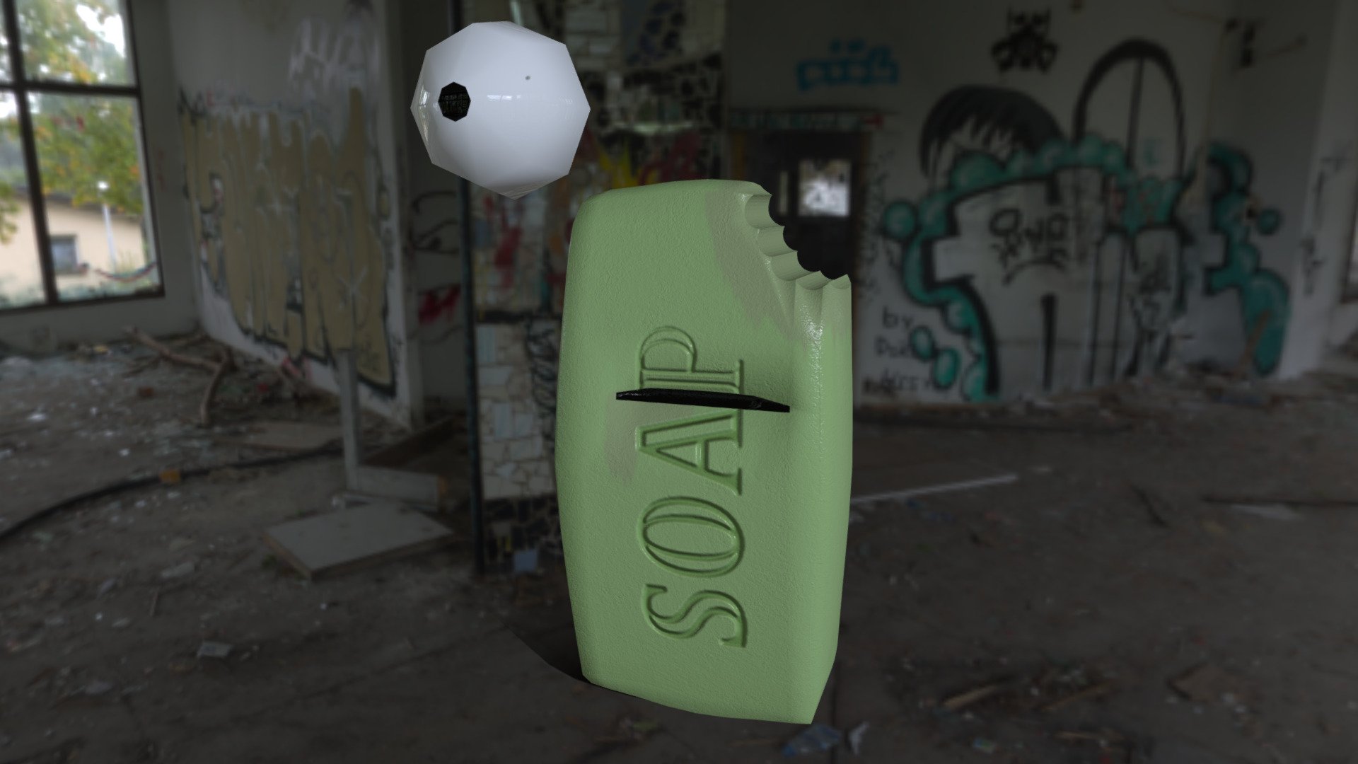 Soap with a bite taken out - 3D model by Ms Malvolio (@ms_malvolio ...