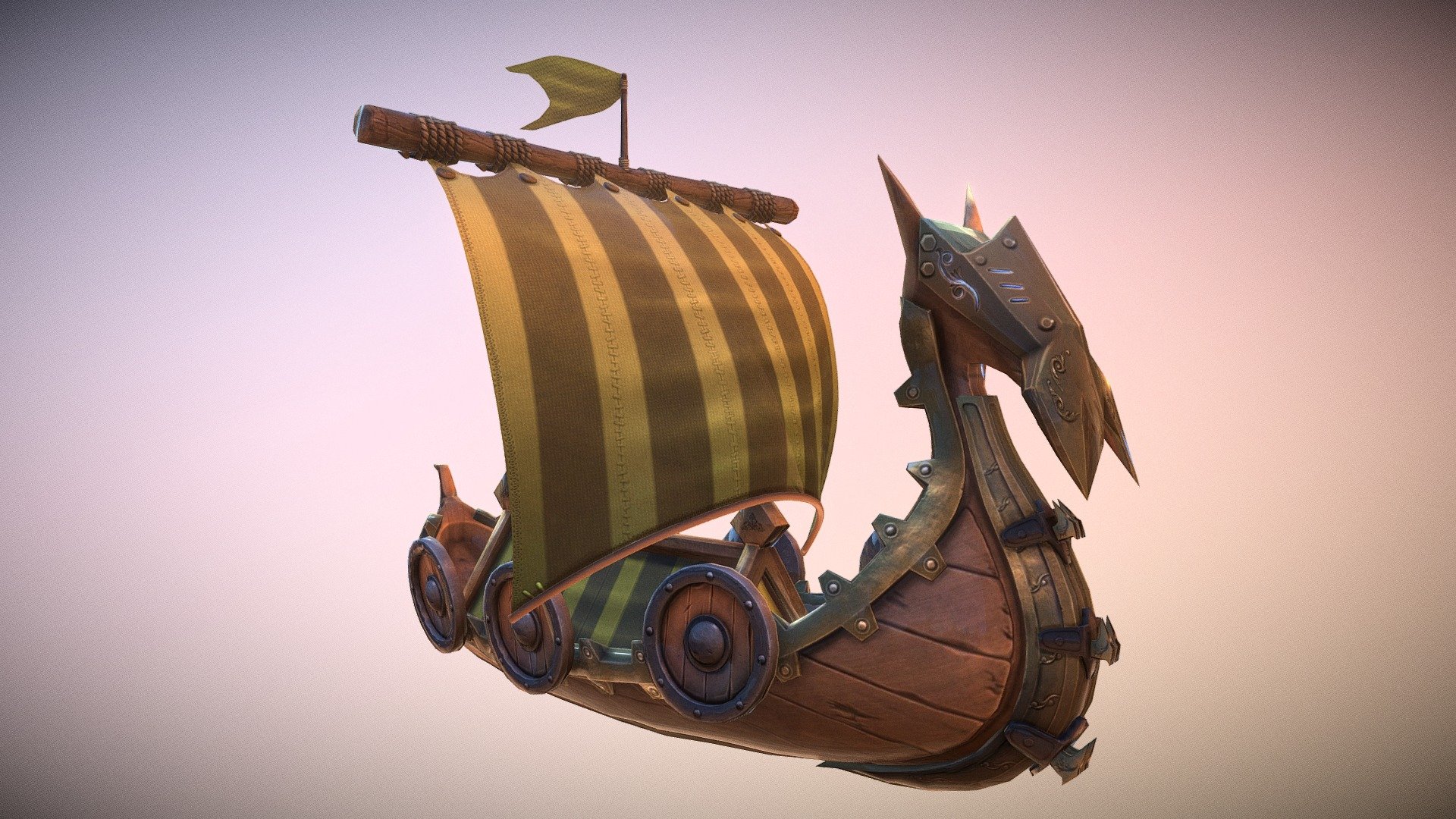 Viking Ship Armored - Buy Royalty Free 3D model by nextsteprpg [75509c0 ...