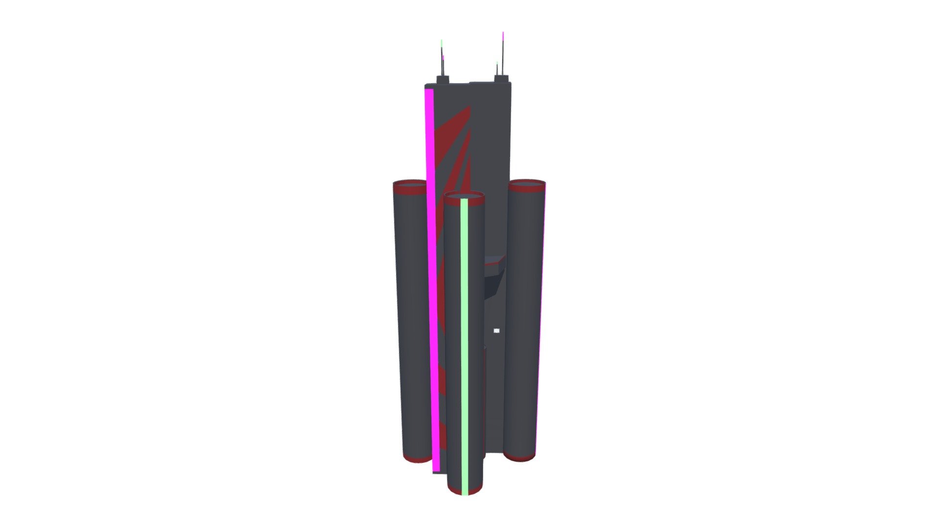 Futuristic Neon Building - 3D model by NeoN11 [7551b0d] - Sketchfab
