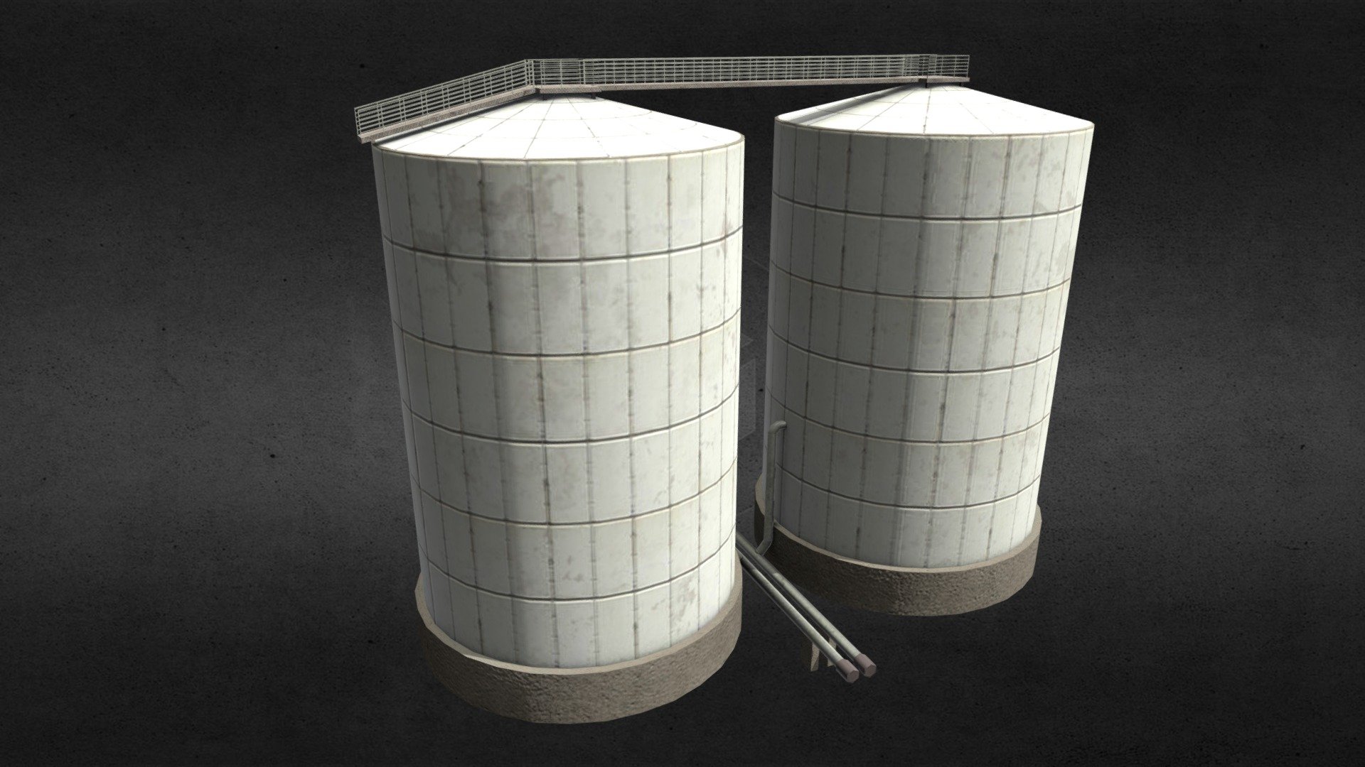 Oil Tanks, medium - 3D model by Avanya [7552786] - Sketchfab